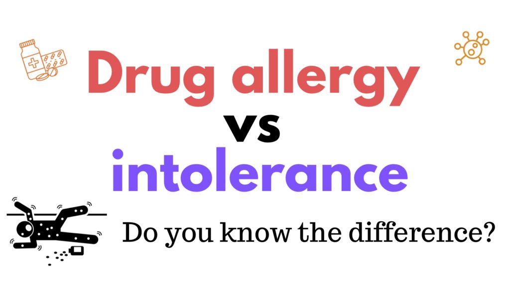 Drug allergy vs. intolerance - Apothecare Pharmacy